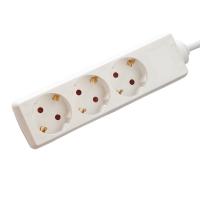 China White 220V Euro Power Strip Surge Protector for Software Reengineering 3 Outlets 6ft Power Cord and Customized Support for sale