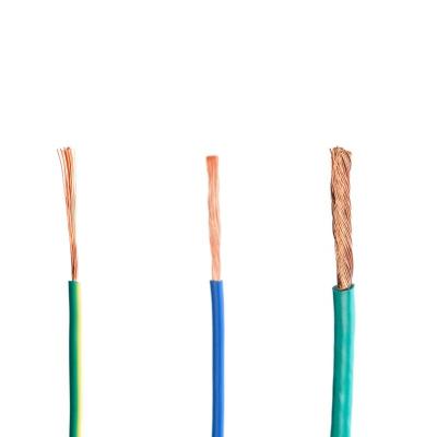 China VDE H05V-R Single Core Multiple Cord 1x 0.5 0.75 1.0 Mm2 Bare Copper PVC Electrical Cable Wire for Industrial Applications for sale