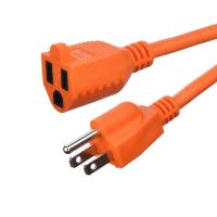 China 10FT 16/3 Indoor Outdoor Waterproof 3 Prong Flexblie SJTW Weatherproof 13AMP 1625W 16AWG Heavy Duty Electric RV Extension Cord for sale