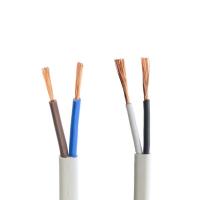 China 300/300V Rated VDE Approved 2 Cores 2x16/0.2mm H03VVH2-F Oxygen-free Copper Slim Flexible Power Cable for LED Flat Cable for sale