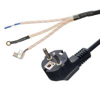 China Electrical Plug Black Kema-keur Cable H05vv-f 3 Prong Extension Cord for Travel Cooker With Open End Customized Solution for sale