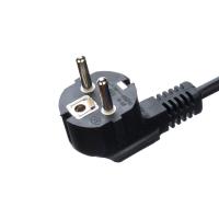China Electrical Plug Black Kema-keur Cable H05vv-f 3 Prong Extension Cord for Travel Cooker With Open End Customized Solution for sale
