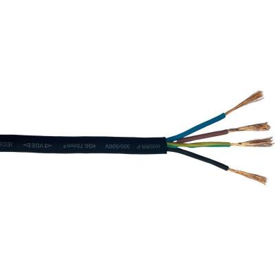 China VDE Standard Rubber Insulated Flexible 4 Core H05RN-F H05RR-F H07RN-F Power Cable for Household Appliance Length 100M/1roll for sale