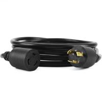 China NEMA L5-20P to L5-20R 30 Amp to 15/20 Amp Household Regular Inlet Connector Convert Extension Cord for Generator Adapter for sale