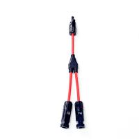 China XLPE Insulation Solar Cable 1500v DC PV004 Power Connector Y Divider Black and Red Pair for sale
