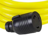 China 15 Foot 30 Amp Generator Lock Extension Cord NEMA L5-30P/L5-30R 125V 10 Gauge SJTW Home Appliance USB Type-C ports 0 for sale