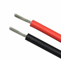 China Solar Cable 4 Sq mm DC Black Red PV Cable for Solar Panel to Battery TUV Approved and More than 25 Years Service Life for sale
