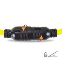 China 15 Foot 30 Amp Generator Lock Extension Cord NEMA L5-30P/L5-30R 125V 10 Gauge SJTW Home Appliance USB Type-C ports 0 for sale