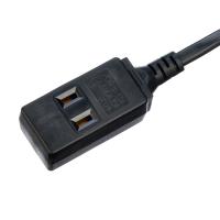 China Power Cord Extension Cords 2pin JET Plug With 3 Sockets for Electric Blanket 125V Network N/A Female socket JET 3 waysocket for sale