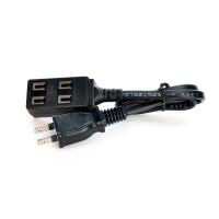 China Power Cord Extension Cords 2pin JET Plug With 3 Sockets for Electric Blanket 125V Network N/A Female socket JET 3 waysocket for sale