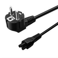 China Conductor Material Tinned Copper 3 Prong Power Cord 220 Volt 16a Eu Plug Cee7/7 Plug with End Terminal Ac Power Cords Eu C5 for sale