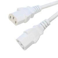 China Certified SNI 2 Pin With Earth Contact Schuko Plug to 2XC13 Female Y Type Splitter Power Cord SNI Extension Cord 250V/16A for sale