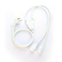 China Certified SNI 2 Pin With Earth Contact Schuko Plug to 2XC13 Female Y Type Splitter Power Cord SNI Extension Cord 250V/16A for sale