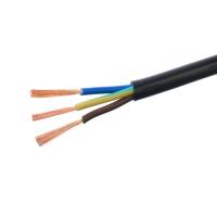 China PVC Sheath VDE IEC 53 3 Core 3X0.75mm2 Black Electrical Power Cable for Home Appliances Top Flexible Core for sale