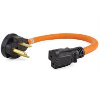 China 1.5FT Nema 6-50P to 6-15R/6-20R Welder Power Adapter Cord for 1 Outlet 50-Amp to 6-20R 20A and US Plug Standard for sale