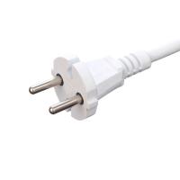 China White 2 Pin Home Appliances Power Supply Cord Direct 1.5M Length or Customized VDE 10A Plug Power Cords Extension Cords for sale
