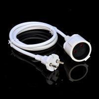 China White 2 Pin Home Appliances Power Supply Cord Direct 1.5M Length or Customized VDE 10A Plug Power Cords Extension Cords for sale