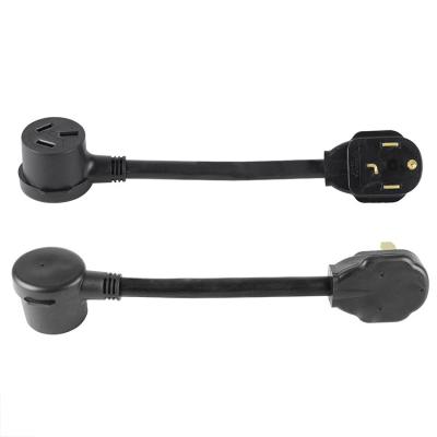 China Sturdy NEMA 10-50P to 14-30R 3 Prong to 4 Prong 50Amp to 30Amp 120V/240V Welder Dryer RV Extension Power Cord for RV Camper Generator for sale