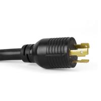 China 30 Amp Adapter 4 Prong to 3 Prong Lock 10 Gauge Power Welder Adapter Cord ETL Listed NEMA L14-30P Male to NEMA L6-30R Female for sale