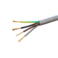 China Home Improvement Grey H05VV-F 4 Core 4X0.75mm2 Electrical Power Cable Temperature Range -5C To 70C Flexible and Insulated for sale