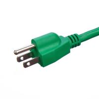 China Home Appliance Power Cord ETL Standard Heavy Duty Nema-15 Plug Socket Waterproof 3 Pin Conductor Bared Stranded Cooper for sale