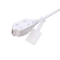 China 6FT 3-Outlet Extension Cord with Safety Cap Cover Rated Current 13A Plug 2pin SPT-2 14 AWG NEMA 1-15P to NEMA 1-15R for sale