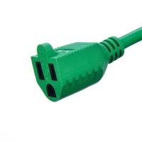 China Home Appliance Power Cord ETL Standard Heavy Duty Nema-15 Plug Socket Waterproof 3 Pin Conductor Bared Stranded Cooper for sale