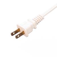 China White Power Cords Extension Cords JET 2 Pin Female Connector 1.5M Length Japan PSE Standard 2Pin Waterproof for Laptop for sale