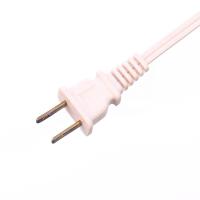 China White Power Cords Extension Cords JET 2 Pin Female Connector 1.5M Length Japan PSE Standard 2Pin Waterproof for Laptop for sale