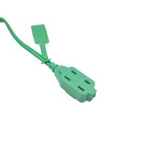 China Permanent Extension Cord with NEMA Male End Type and Pure Copper Conductor 2 Prong Power Cord for sale