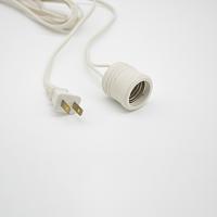 China Power Cable Conductor Material Copper Conductors AC Power Cord Lamp Holder Bulb Socket Cord Adapter for sale