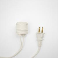 China Power Cable Conductor Material Copper Conductors AC Power Cord Lamp Holder Bulb Socket Cord Adapter for sale