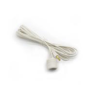 China Power Cable Conductor Material Copper Conductors AC Power Cord Lamp Holder Bulb Socket Cord Adapter for sale