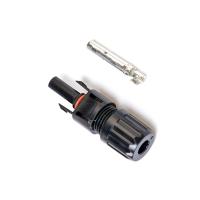 China Tuv Heavy Duty Safe Solar Pv Male and Female Dc Power Solar Cable Connector Socket With Fuse for DC Solar Extension Cable Usage for sale