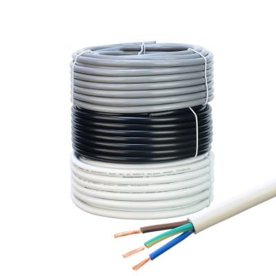 China PVC Insulated Flexible Electrical Wire Multi Core Power Cable 3G4 4mm 3 Core VDE H05vv-f 300 500v with Copper Conductor for sale