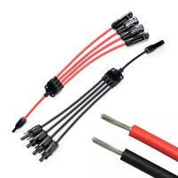 China XLPO Insulation 10awg 6mm 1 to 4 Y Type H1z2z2-k Solar Panel Extension Cable 12awg for Sustainable Solar Solutions for sale