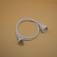 China AC Power Cord Standard Australian AU 3-Pin Plug Custom Length White Power Extension Lead Cord Rated Current 5A for sale