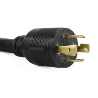 China Elethor Nema Ev Charger Adapter Extension Cable 3 Conductor Sjt Type L14-30p Twist Lock Plug to 14-50r Adapter Power Cord for sale