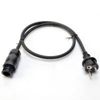 China Certified DIN VDE 0620/EN 50075 1990 Insulated Rubber Cable Euro 16A 3 Pin Plug H07rn f for Solar PV1-f Cable 4mm2 6mm2 for sale