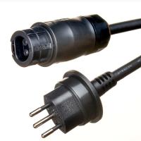 China CEE/16 3 Prong Schuko Plug AC Extension Cord Swiss Plug Cabled H07RN-F 3X1.5MM2 with BC01 Betteri Female Connector IP68 for sale