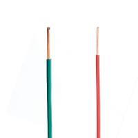 China H05V-U 1X0.5 0.75 1 1.5 2.5 4 6 MM2 300/500V Single Core Pure Copper Wire Solid PVC Electrical Power Cable for Red House for sale