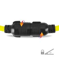 China ETL Certified 30 Amp Generator Inlet Box NEMA L14-30P L14-30R Industrial Cable 8 AWG for sale