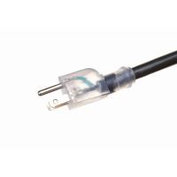 China Heavy Duty 3 Prong Grounded Plug Extension Cable 50 Foot Outdoor with 3 Electrical Power Outlets and PVC Jacket Material for sale