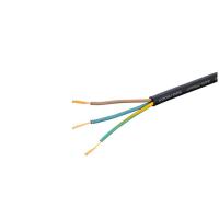 China Vde H05rn f Rubber Cable 3g 1.0 Mm2 Multiple Strands of Soft Bare Copper Conductor for Electrical Applications for sale