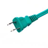 China AC Power Cord 2 Prong 6 Feet with 3 Polarized Outlets and Safety Slide Cover 13A/1625W 16 AWG Indoor Extension Cord ETL for sale