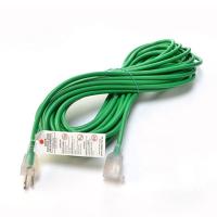 China 3X8/10/12/14/16AWG Rated Voltage 125V NEMA Female Light End ETL Certified American 3-Core Extension Cord Outdoor Copper Power Cable for sale