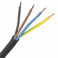 China Rubber Coated Insulation Rubber Sheath and Jacket Cable Waterproof 300/500v H05rn f 2x1mm2 for sale