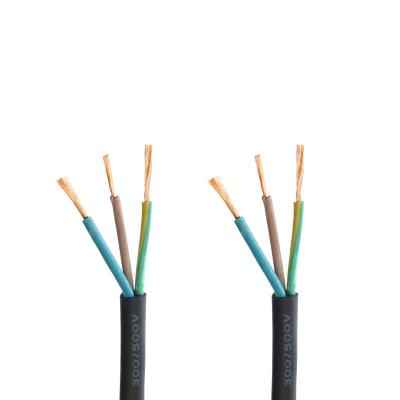 China Customized Production H05rn f 60245 Iec 57 Copper Rubber Insulated Cable 2 3 4 5 Cores for sale