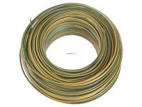 China 450/750V Rated H07v U 1.5mm2 2.5mm2 Pure Solid Copper Wire With PVC Insulated Power Cable For High Voltage for sale