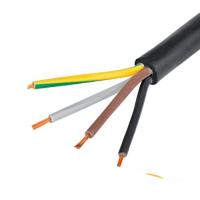 China 450/750V Rated Voltage Copper Conductor H07rn Fire And Heat Resistance Function Wire For Low Voltage for sale